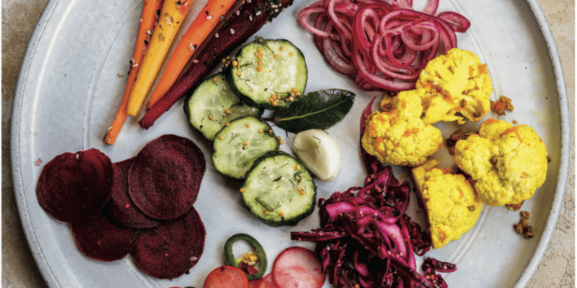 Rainbow Pickled Veg Plate: A Taste of Summer